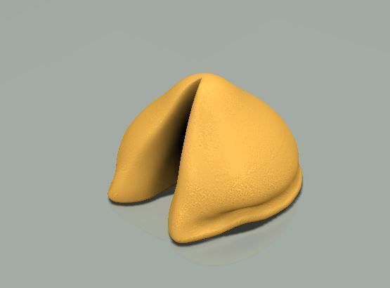 Fortune Cookie 3D model | CGTrader