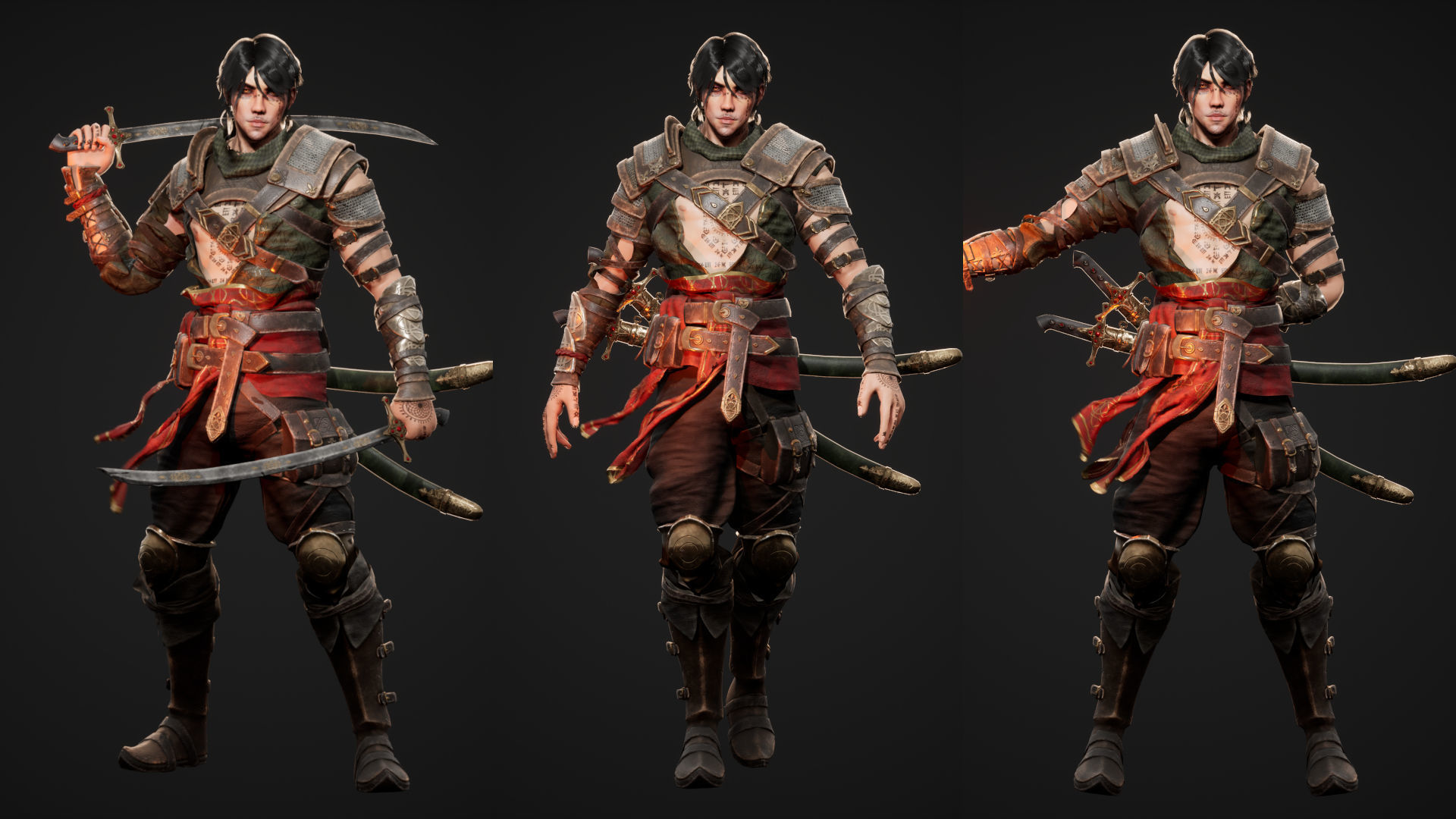 3D model Eastern Assassin Character VR / AR / low-poly rigged | CGTrader