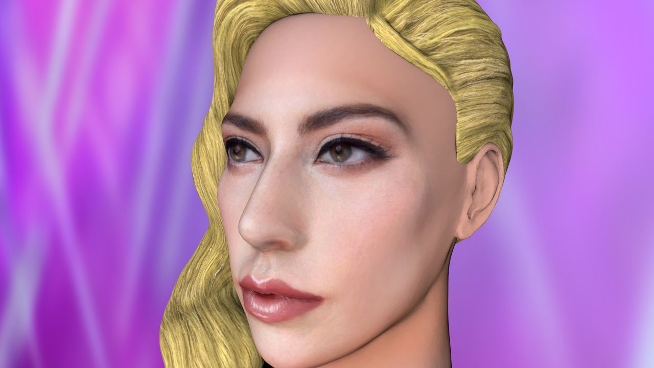 LADY GAGA 3D model | CGTrader
