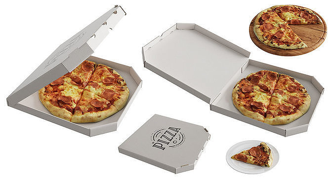 Pizza BLENDER 3D Model Cycles 3D model | CGTrader