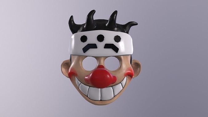 3D model Psycho mask VR / AR / low-poly | CGTrader