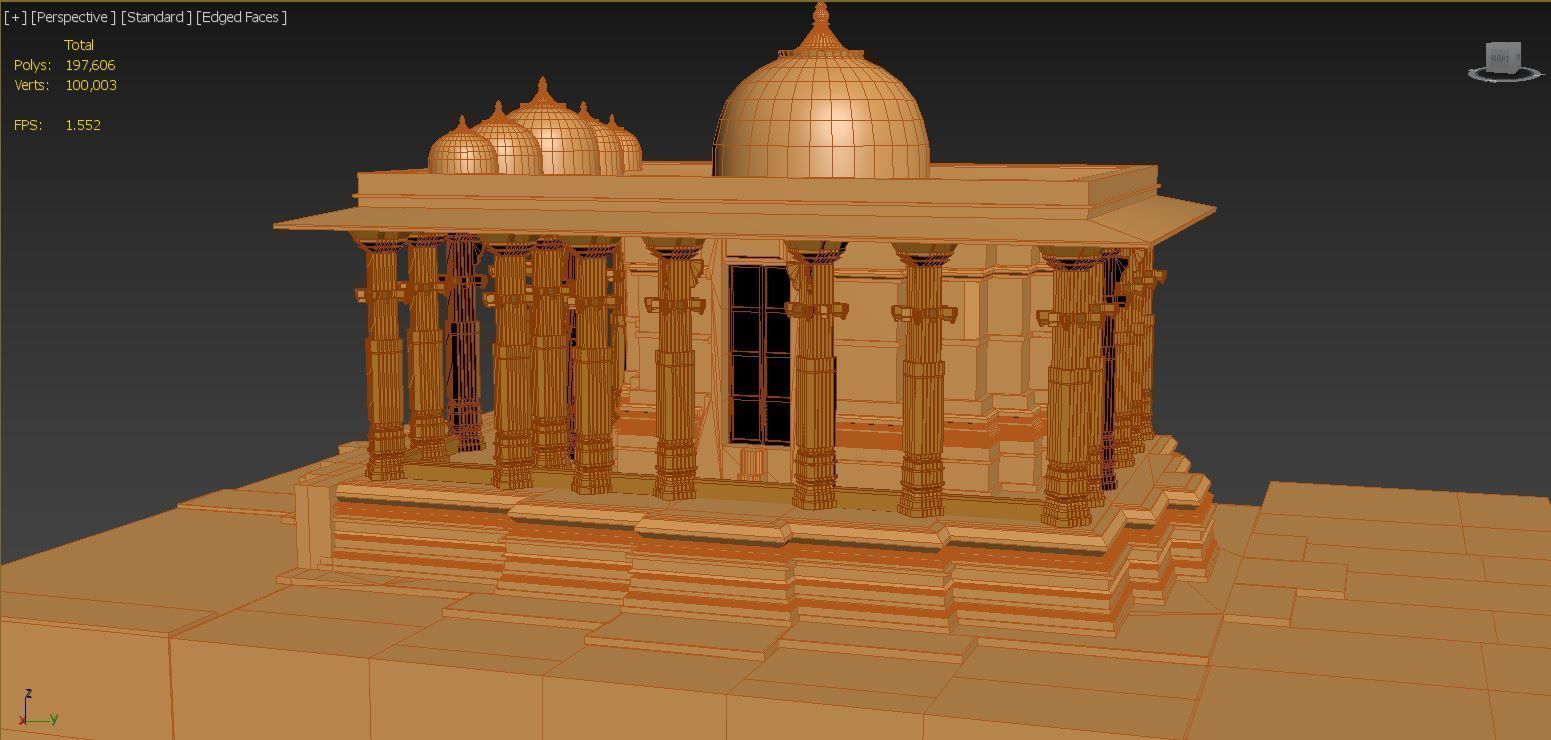SHIVA TEMPLE 3D MODEL - INDIA RAJASTHAN 3D model | CGTrader