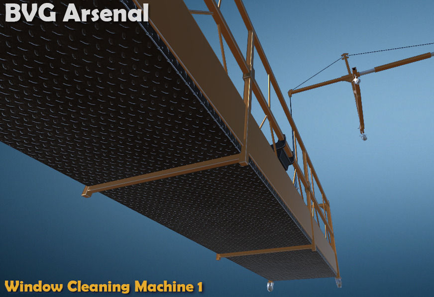 3D model Window Cleaning Machine 1 - HQ VR / AR / low-poly | CGTrader