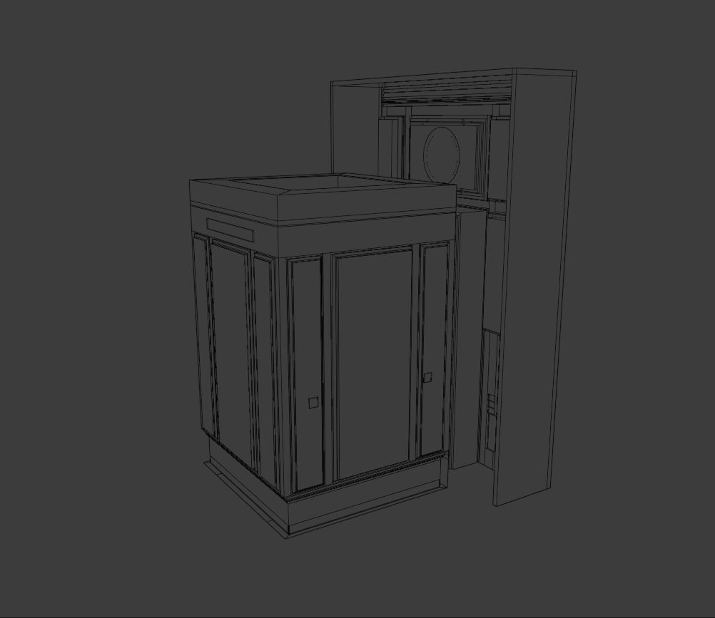 3D model Vintage Elevator VR / AR / low-poly | CGTrader