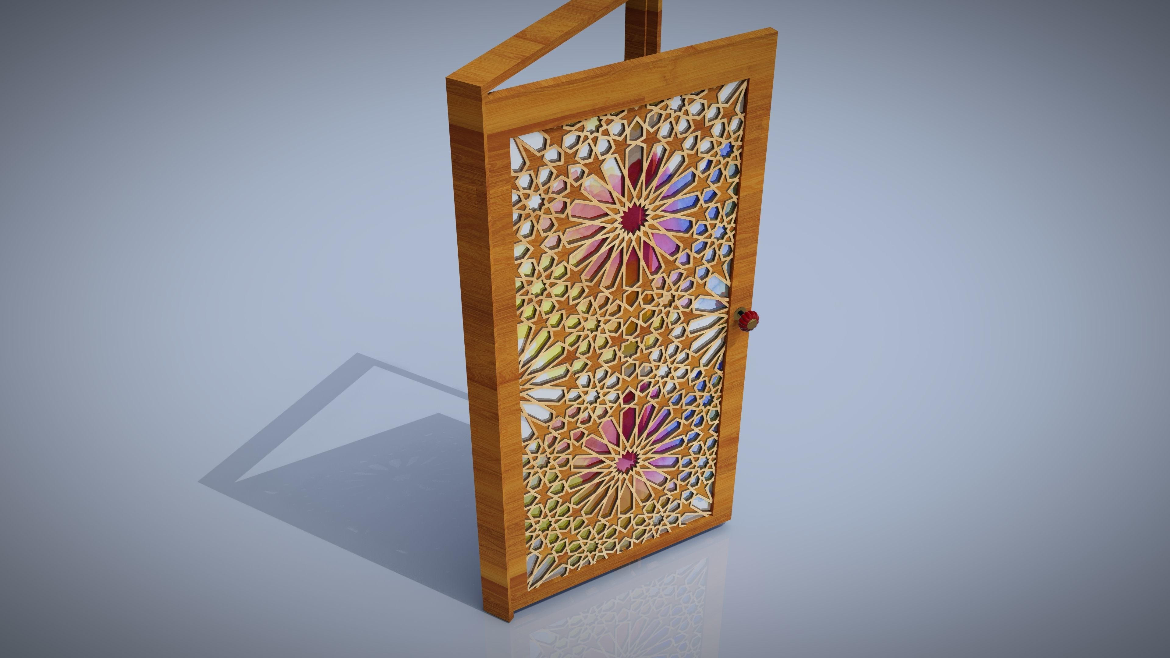 Arabesque Door free 3D model | CGTrader