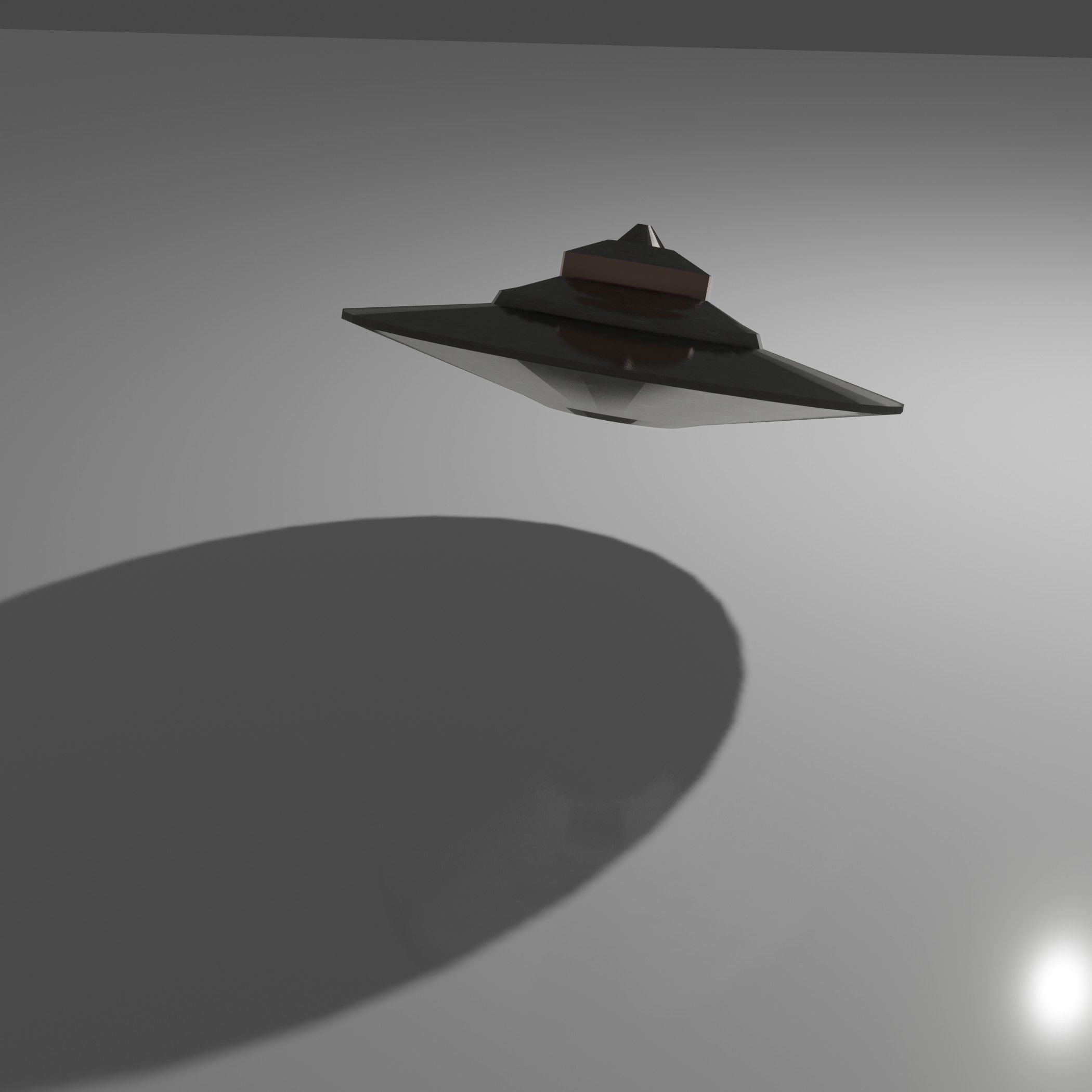 UFO Low poly Model 3D model | CGTrader