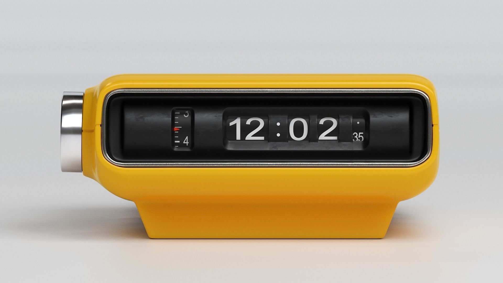 Retro Digital Clock 1970s Vintage Alarm Clock 3D model | CGTrader