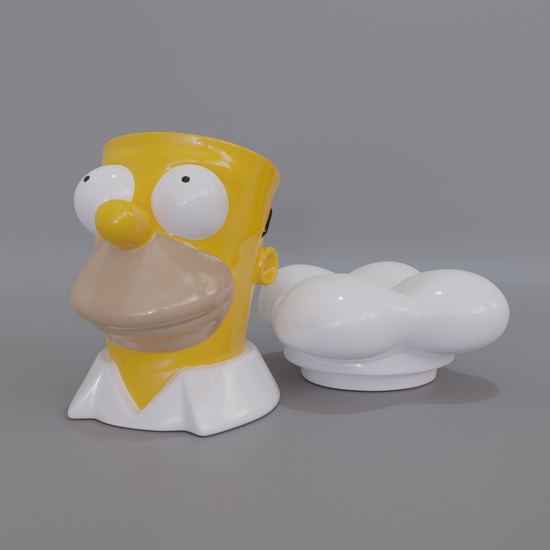 Homer Cook Jar 3D model 3D printable | CGTrader