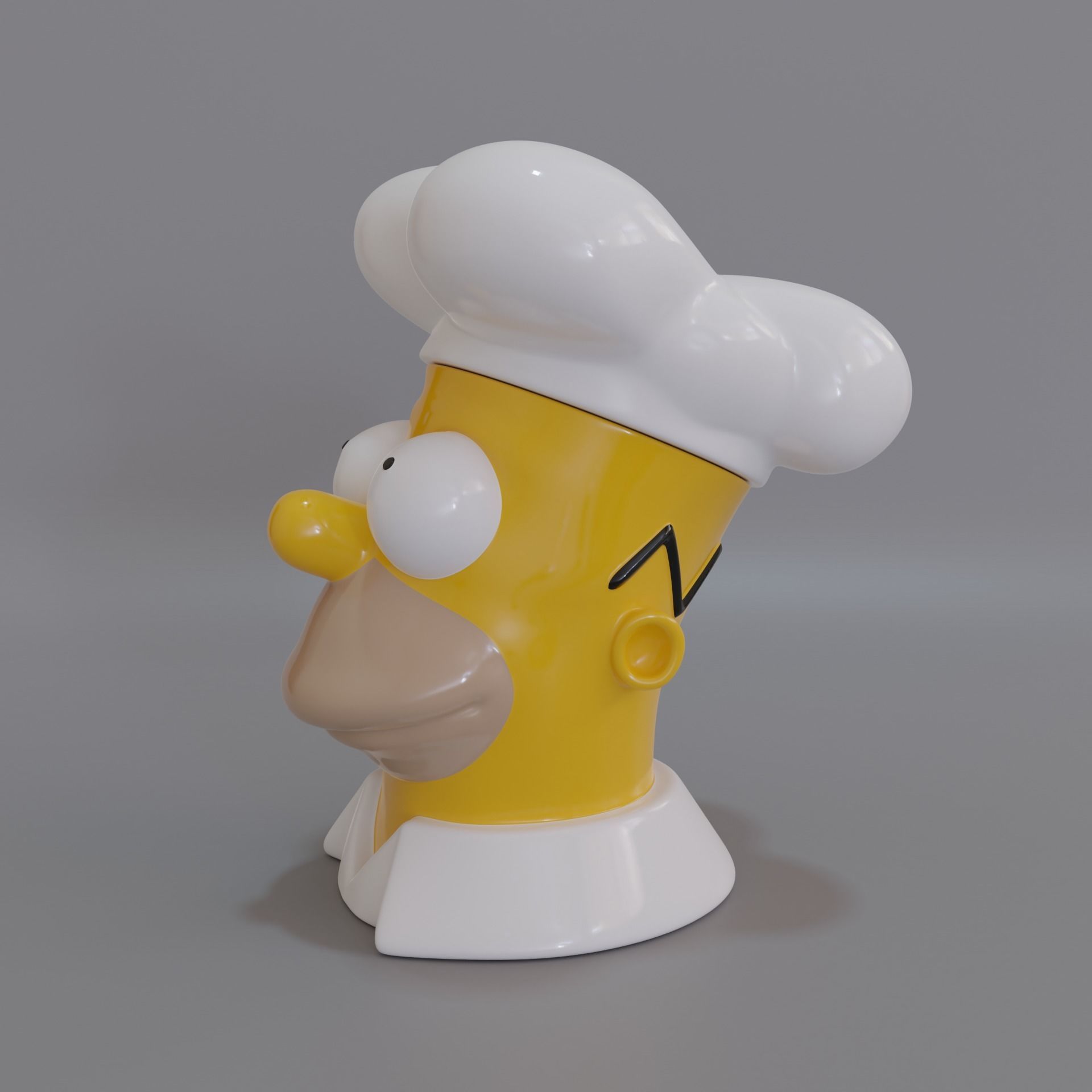 Homer Cook Jar 3D model 3D printable | CGTrader