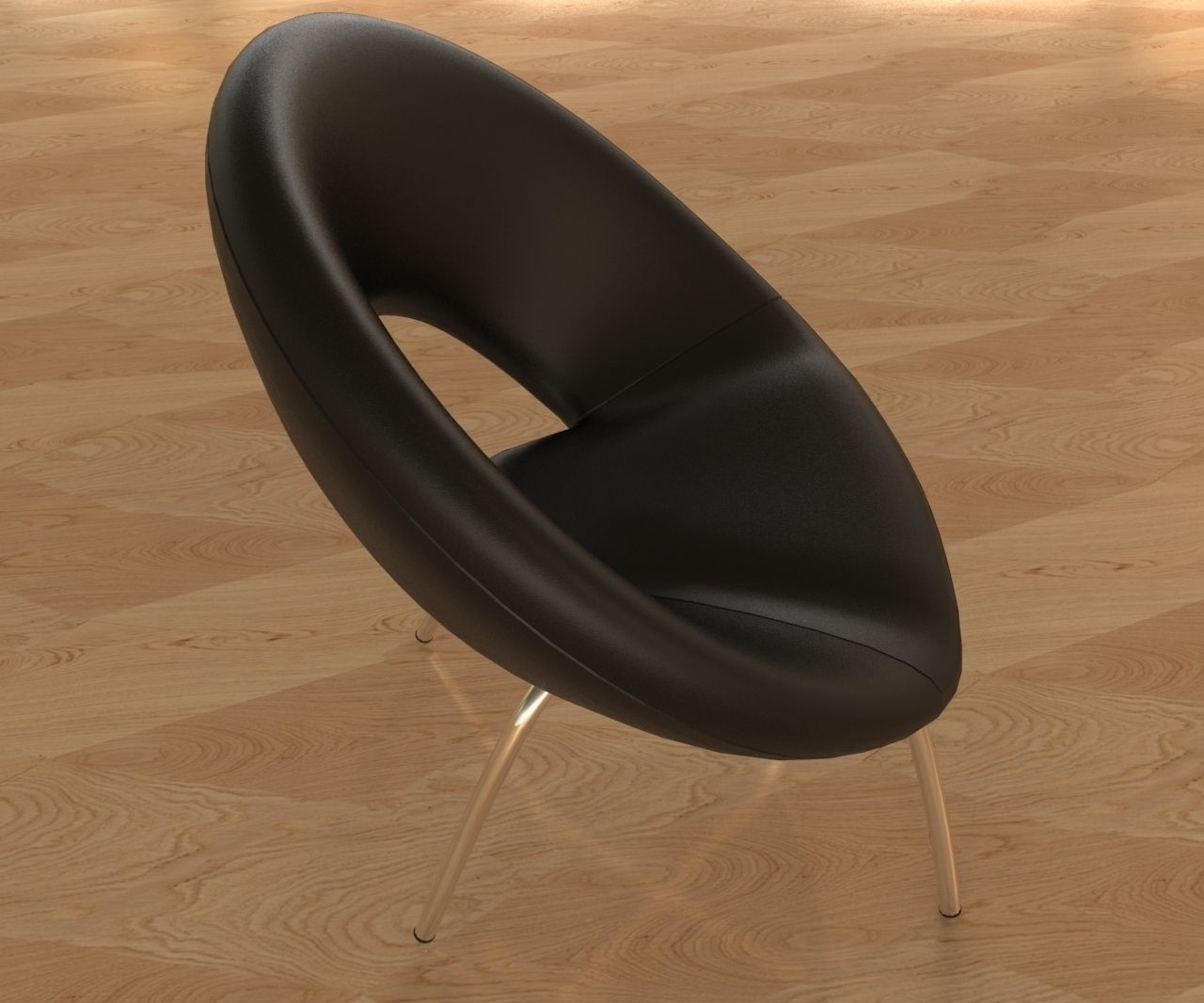 Ring Chair free 3D model | CGTrader