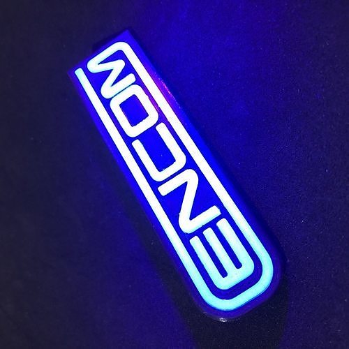 Tron ENCOM Badge 3D model 3D printable | CGTrader