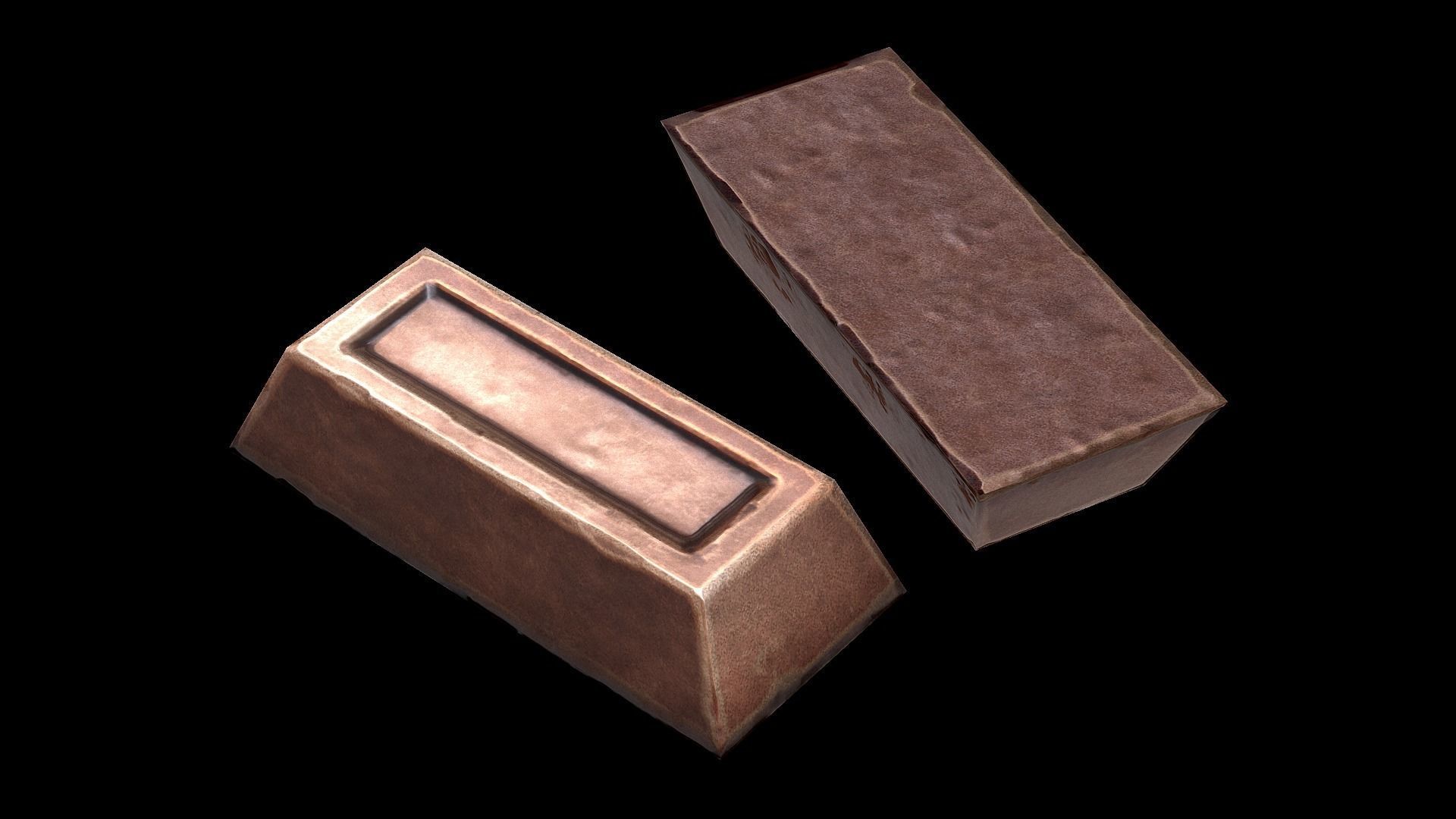 3D model Copper Ingot VR / AR / low-poly | CGTrader