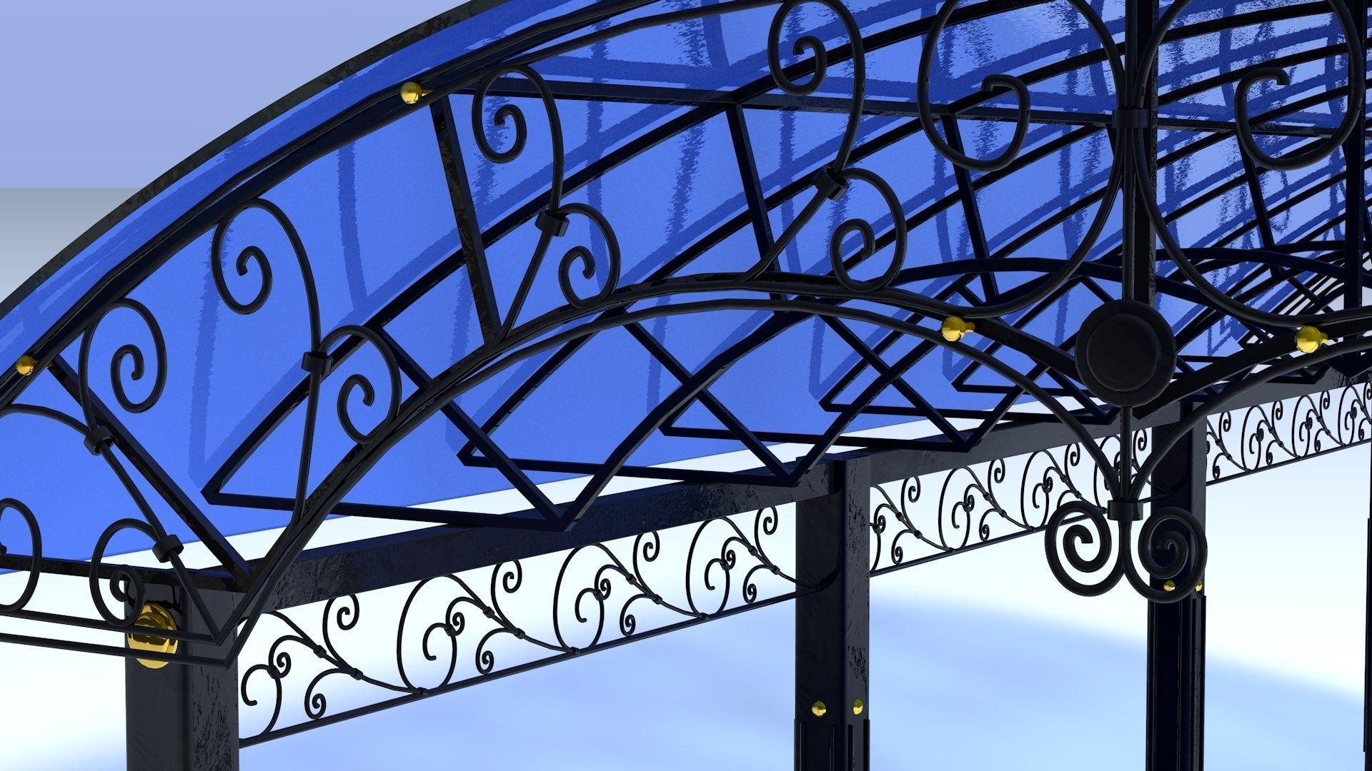 Street arch 3D model | CGTrader