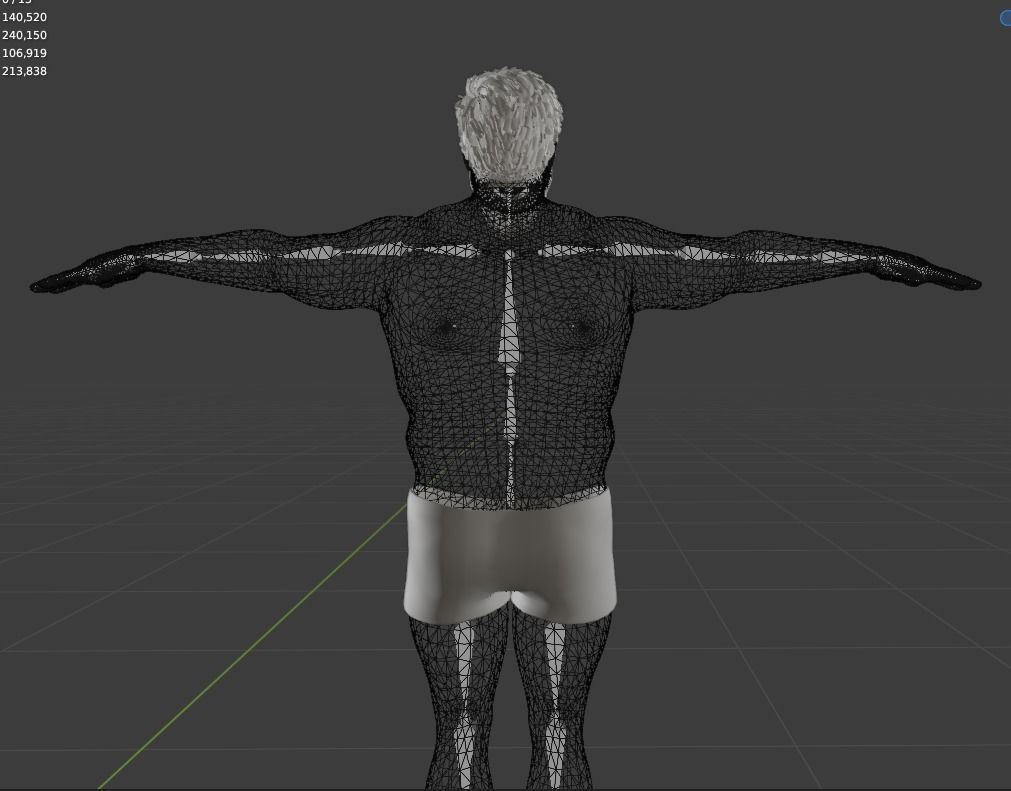 Asian Man Base model 3D model animated rigged | CGTrader