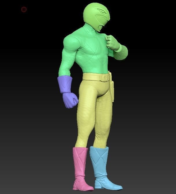 Red Ranger - Mighty Morphin Power Rangers 3D model 3D printable | CGTrader