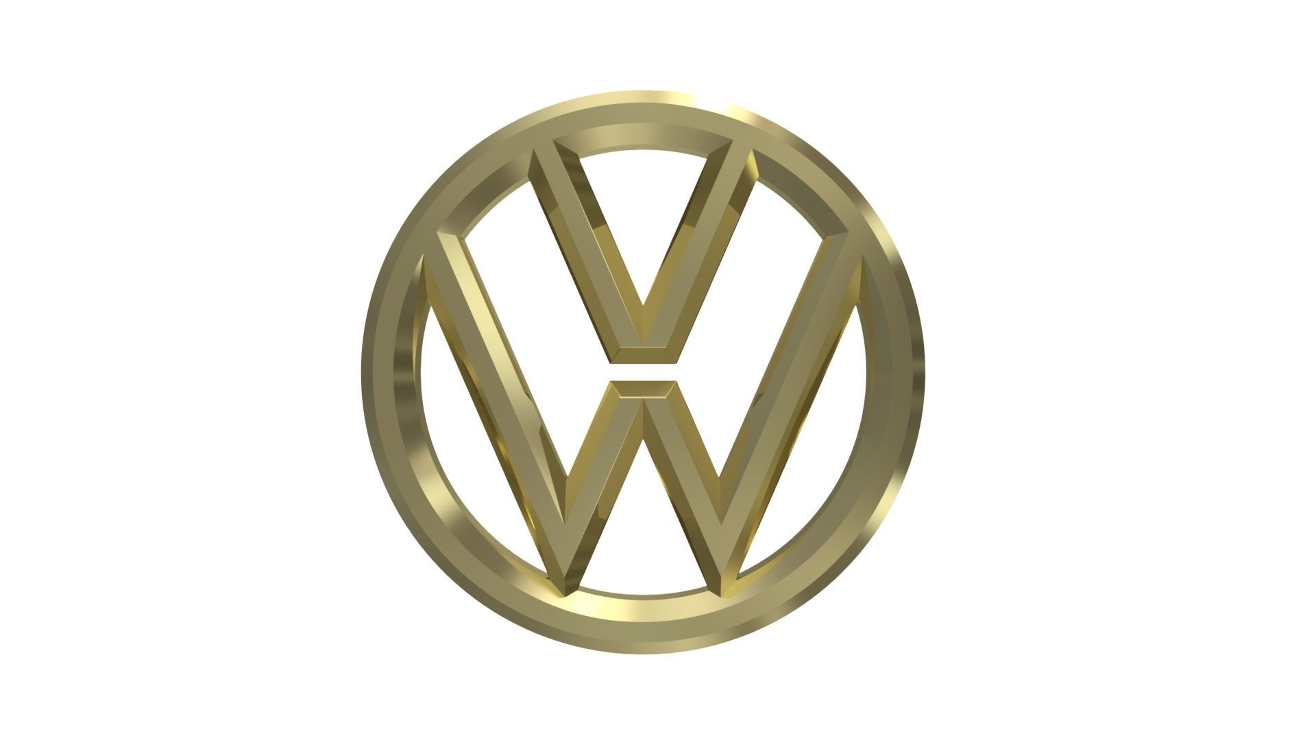 3D Volkswagen Emblem | CGTrader