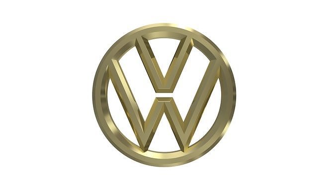 3D Volkswagen Emblem 3D model | CGTrader
