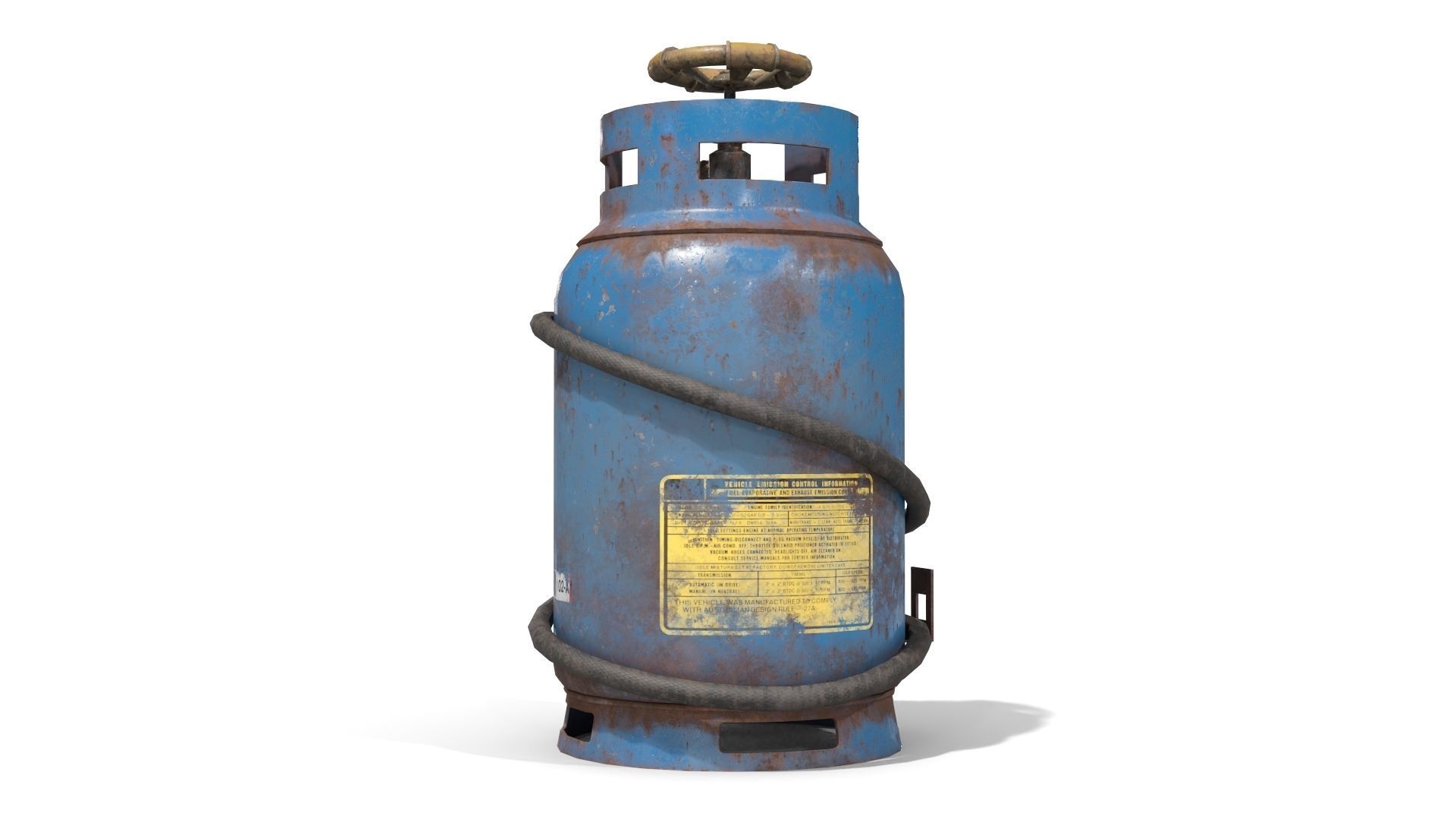 3D model Welding Torch Gas Cylinder VR / AR / low-poly | CGTrader