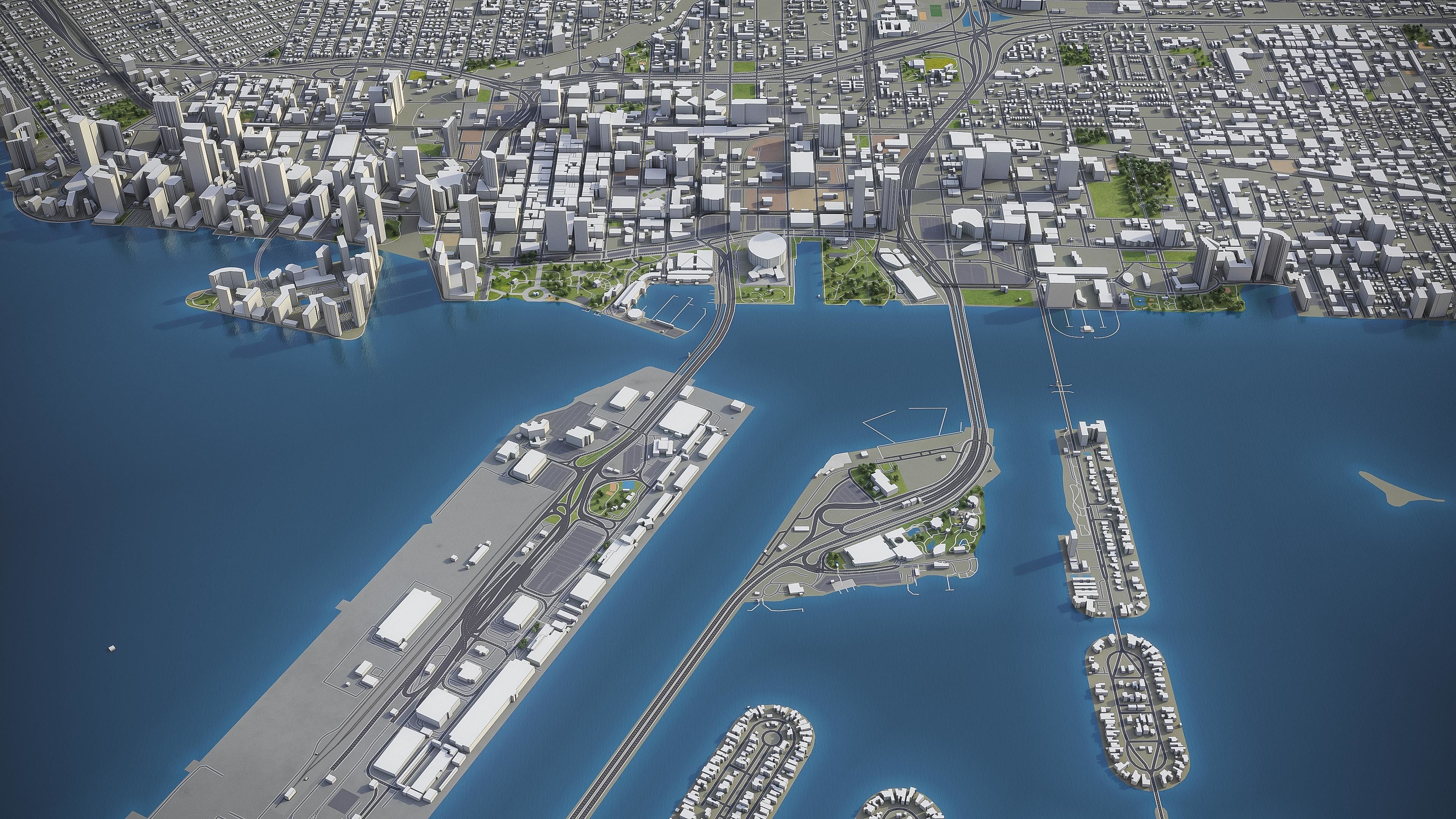 3D Model Collection Miami VR / AR / low-poly | CGTrader