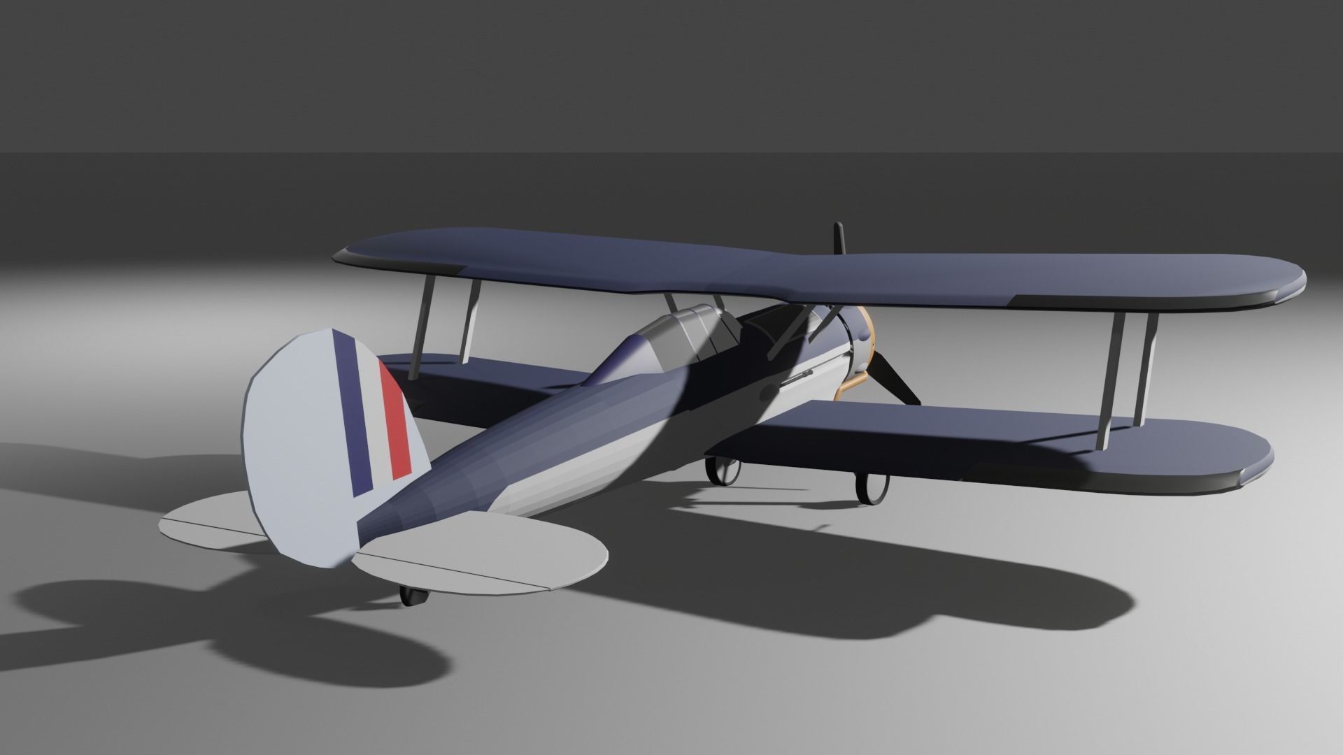 British Warplane WW2 Gladiator free VR / AR / low-poly 3D model | CGTrader