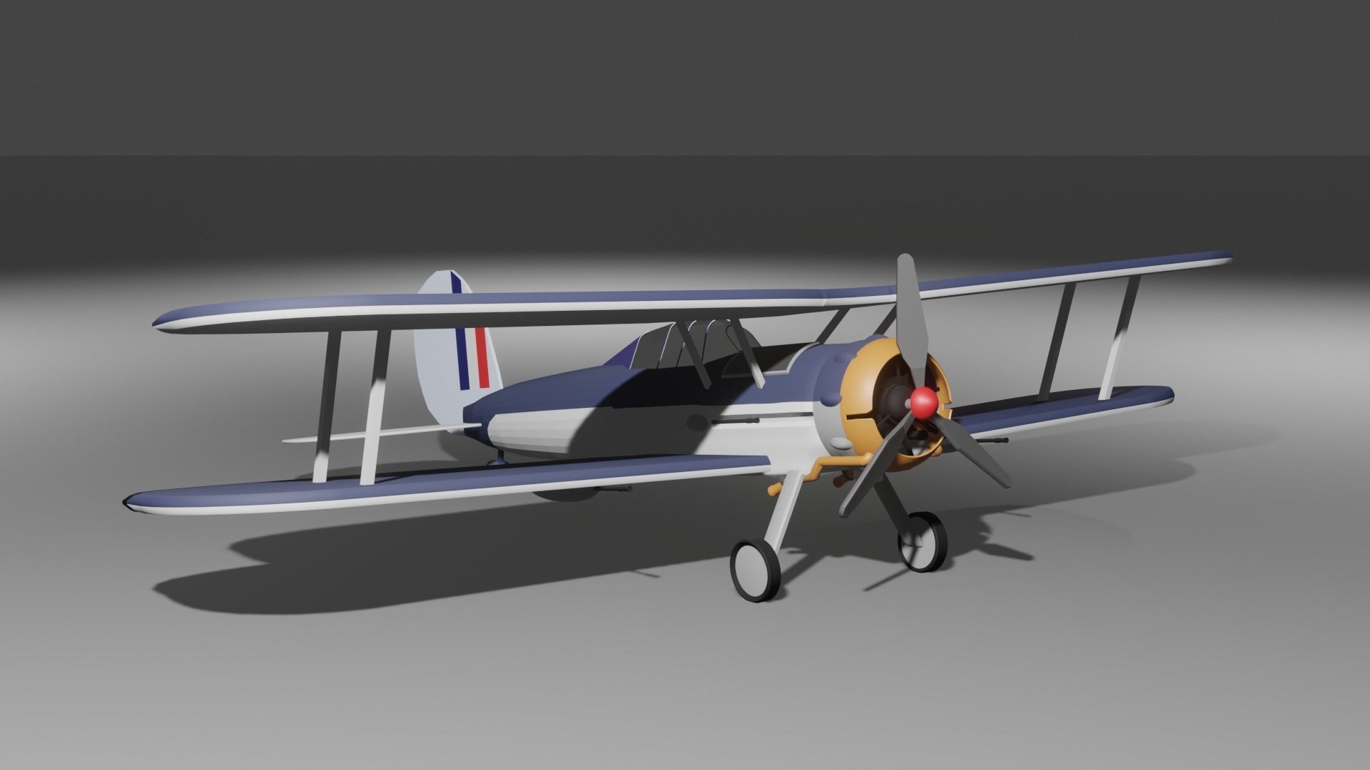 British Warplane WW2 Gladiator free VR / AR / low-poly 3D model | CGTrader