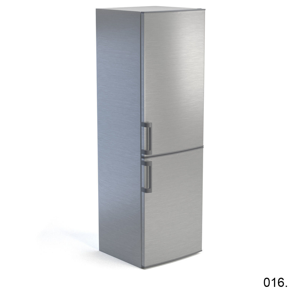 002 Kitchen Appliances 016 of 100 Fridge Frigo Refrigerateur 3D model ...