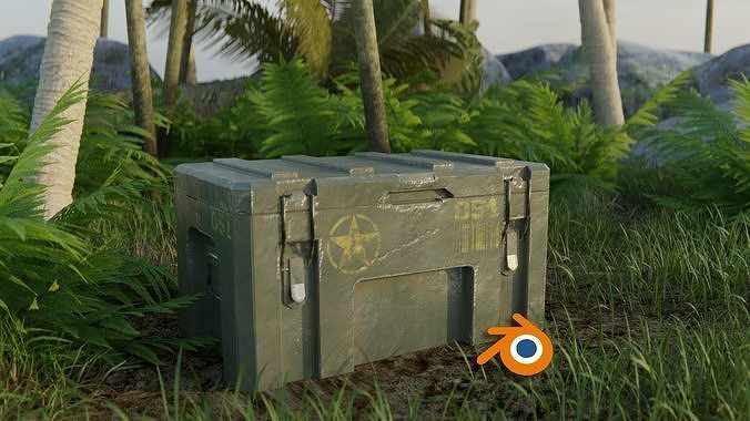 3D model Ammo Box - Modern VR / AR / low-poly | CGTrader