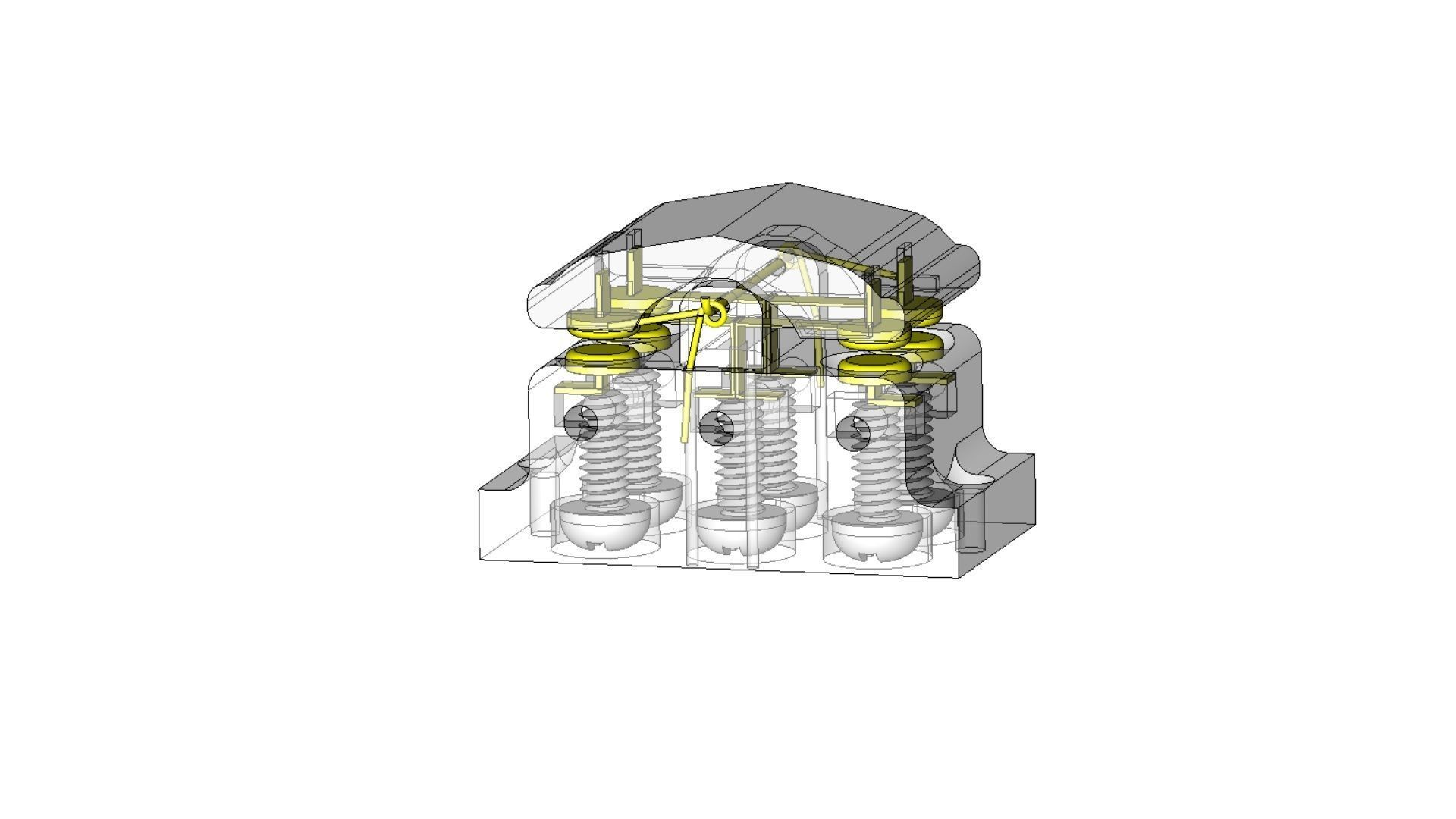 DPDT Momentary Screw Switch 3D model 3D printable | CGTrader