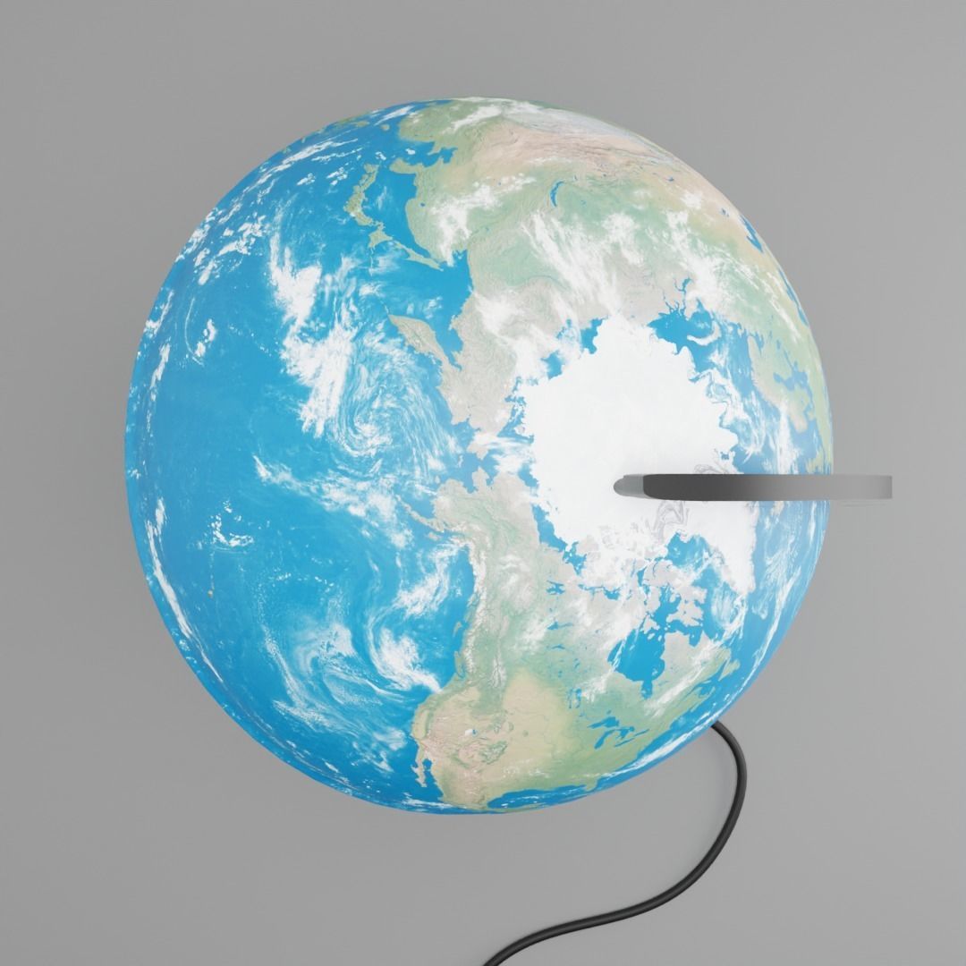 World Globe 3D model animated | CGTrader