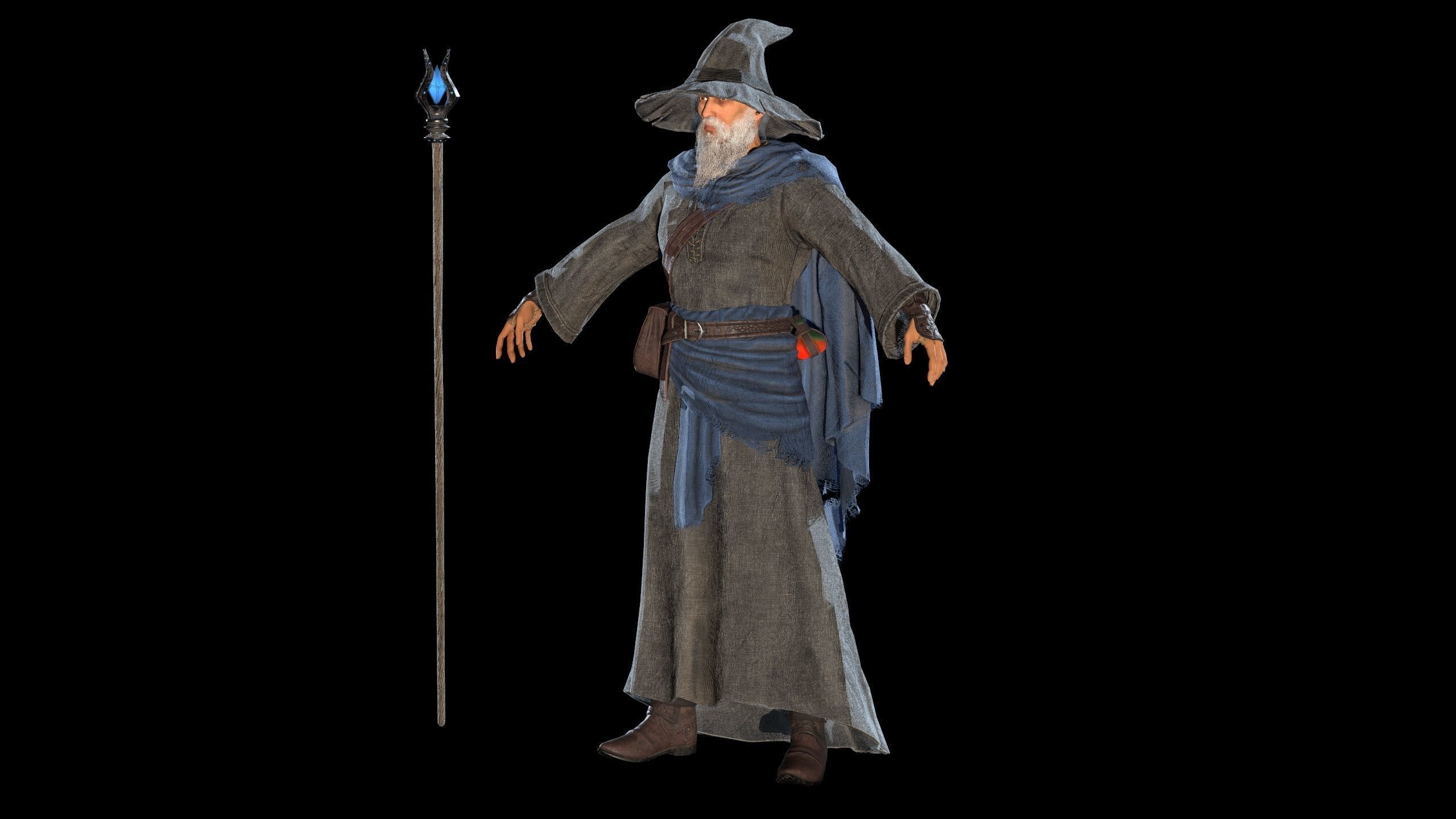 3D model magician VR / AR / low-poly | CGTrader