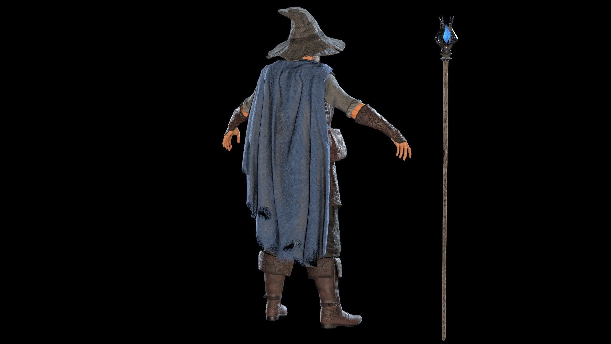 3D model magician VR / AR / low-poly | CGTrader