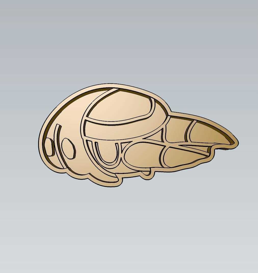 Pokemon Grubbin Cookie Cutter Stamp Cake Decorating 3D model animated ...