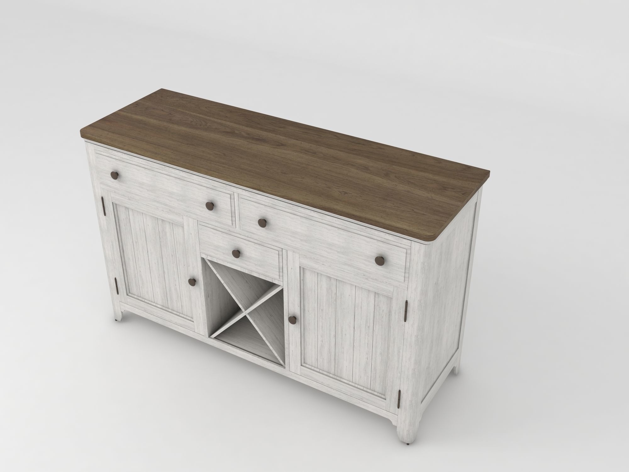 Farmhouse Reimagined Buffet 3D model | CGTrader