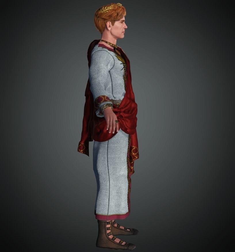 Ancient Rome Emperor 3D model rigged | CGTrader