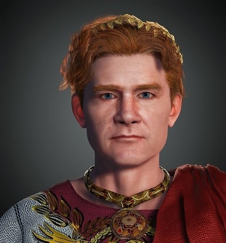 Ancient Rome Emperor 3D model rigged | CGTrader