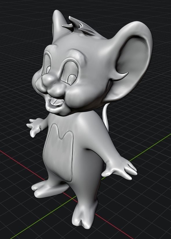 Jerry - 3D STL Model for 3D Printers 3D model 3D printable | CGTrader