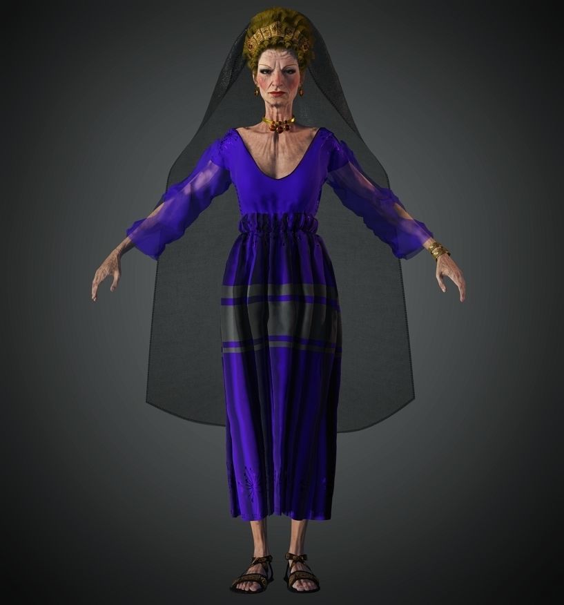 Ancient Rome Flavia 3D model rigged | CGTrader