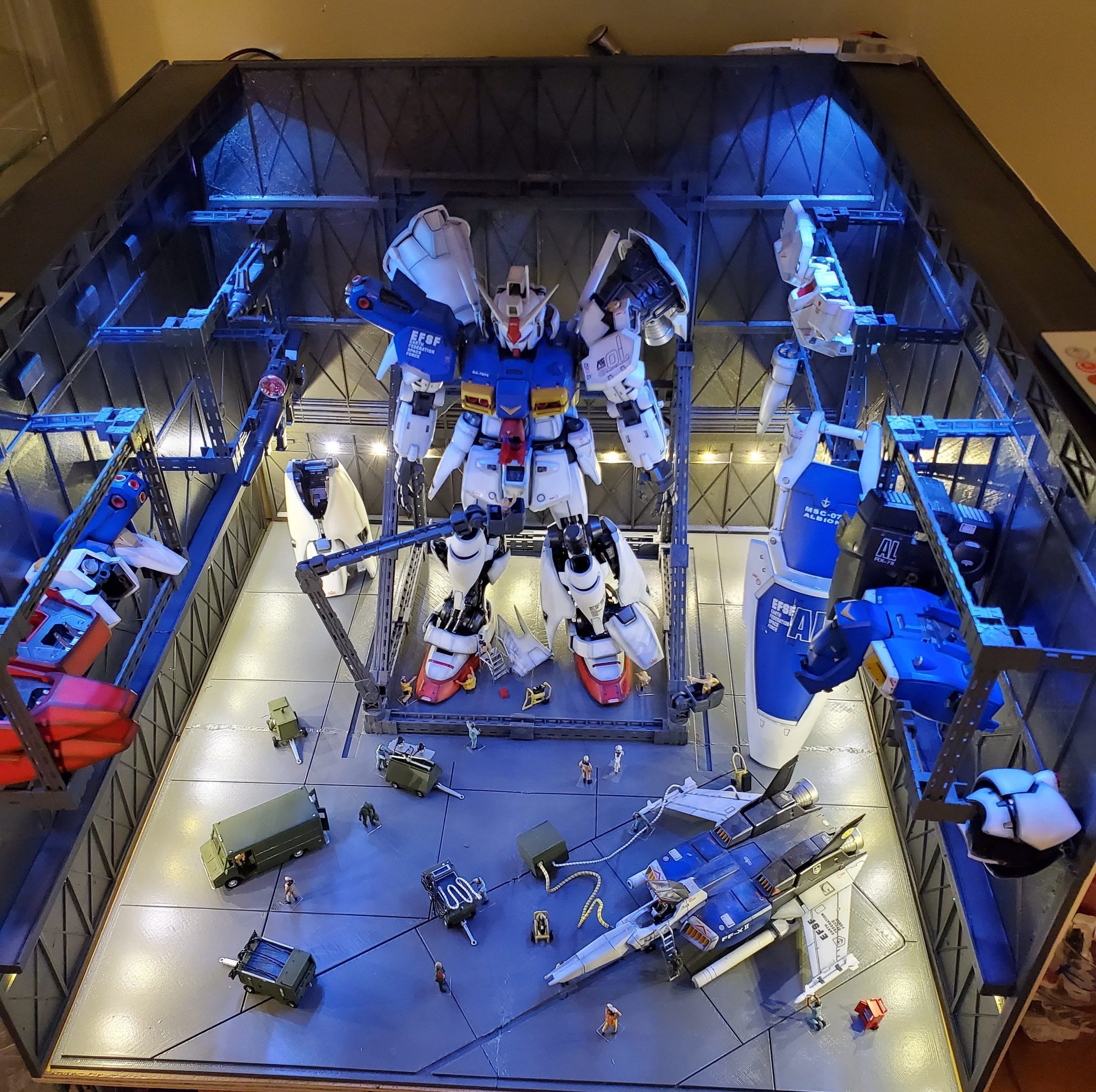 1-60 Hangar Files for Gundam Kits 3D model 3D printable | CGTrader