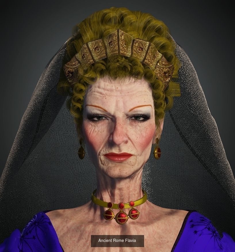 Ancient Rome Characters Collection | CGTrader