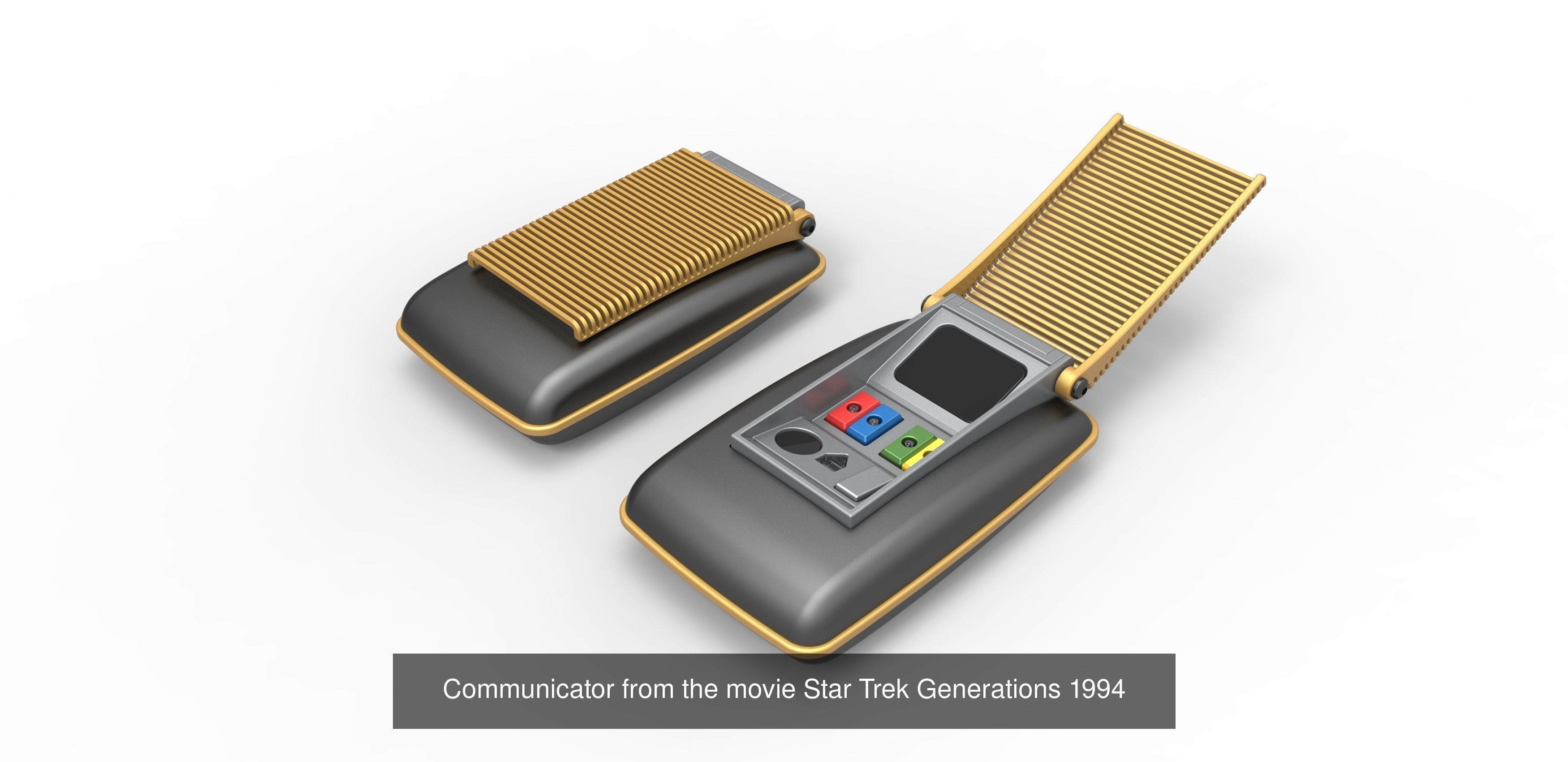 Star Trek Communicators 3D Model Collection | CGTrader