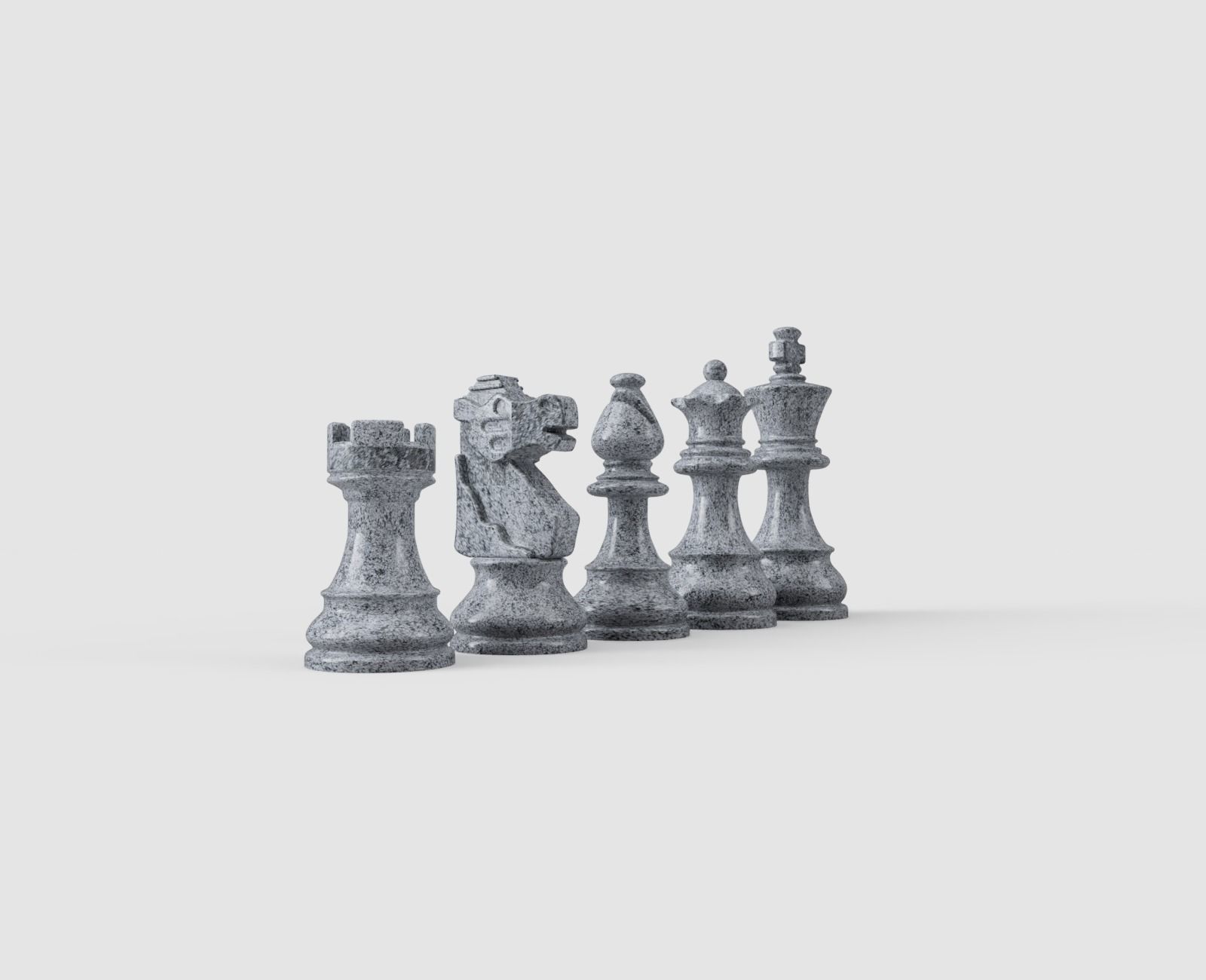 3D model Chess set with towers VR / AR / low-poly | CGTrader