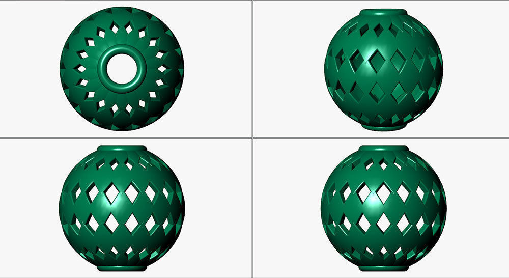 50 Spherical beads 3D model 3D printable | CGTrader