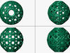 50 Spherical beads 3D model 3D printable | CGTrader