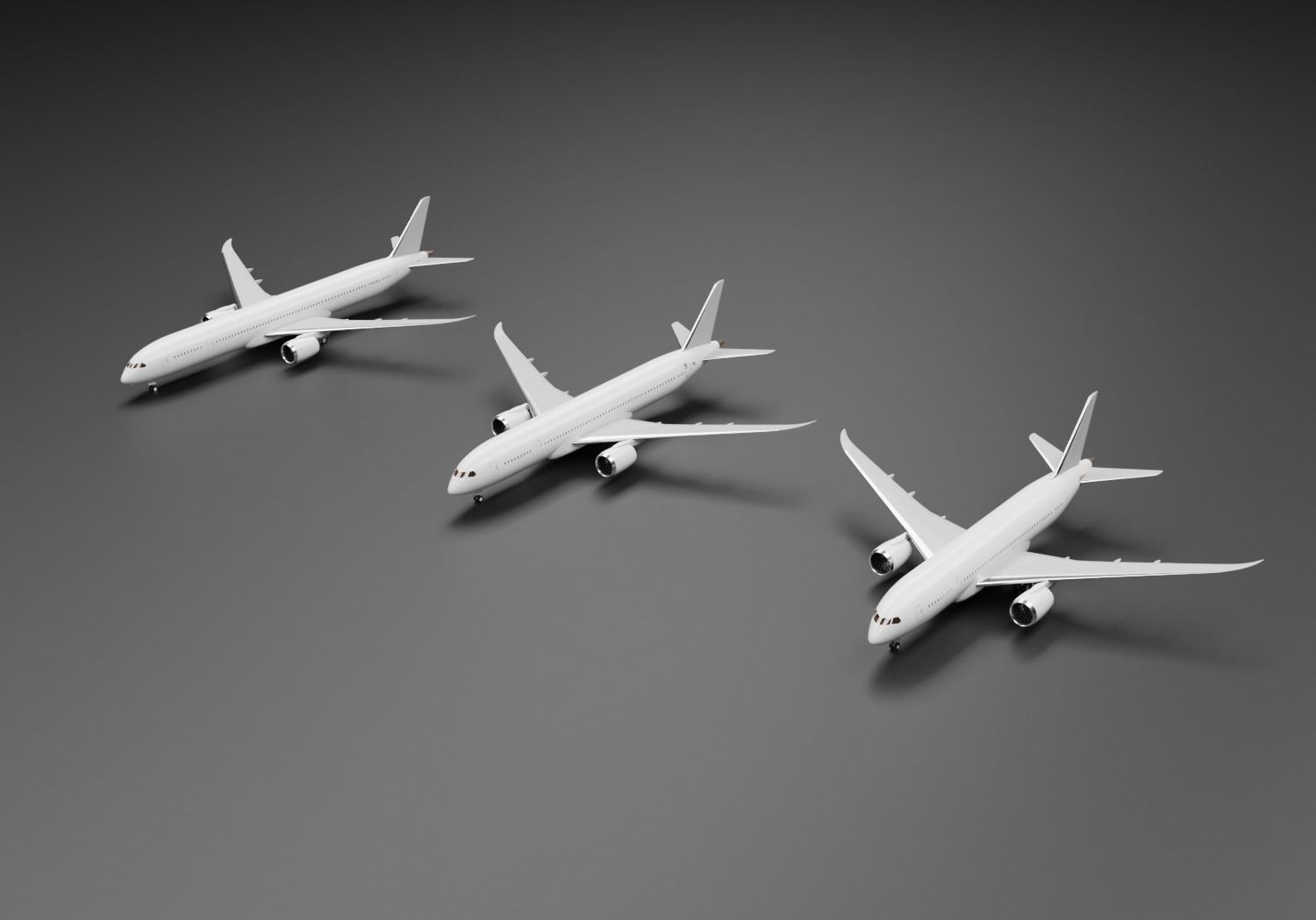 Boeing 787-8 787-9 787-10 Dreamliner Pack 3D model | CGTrader