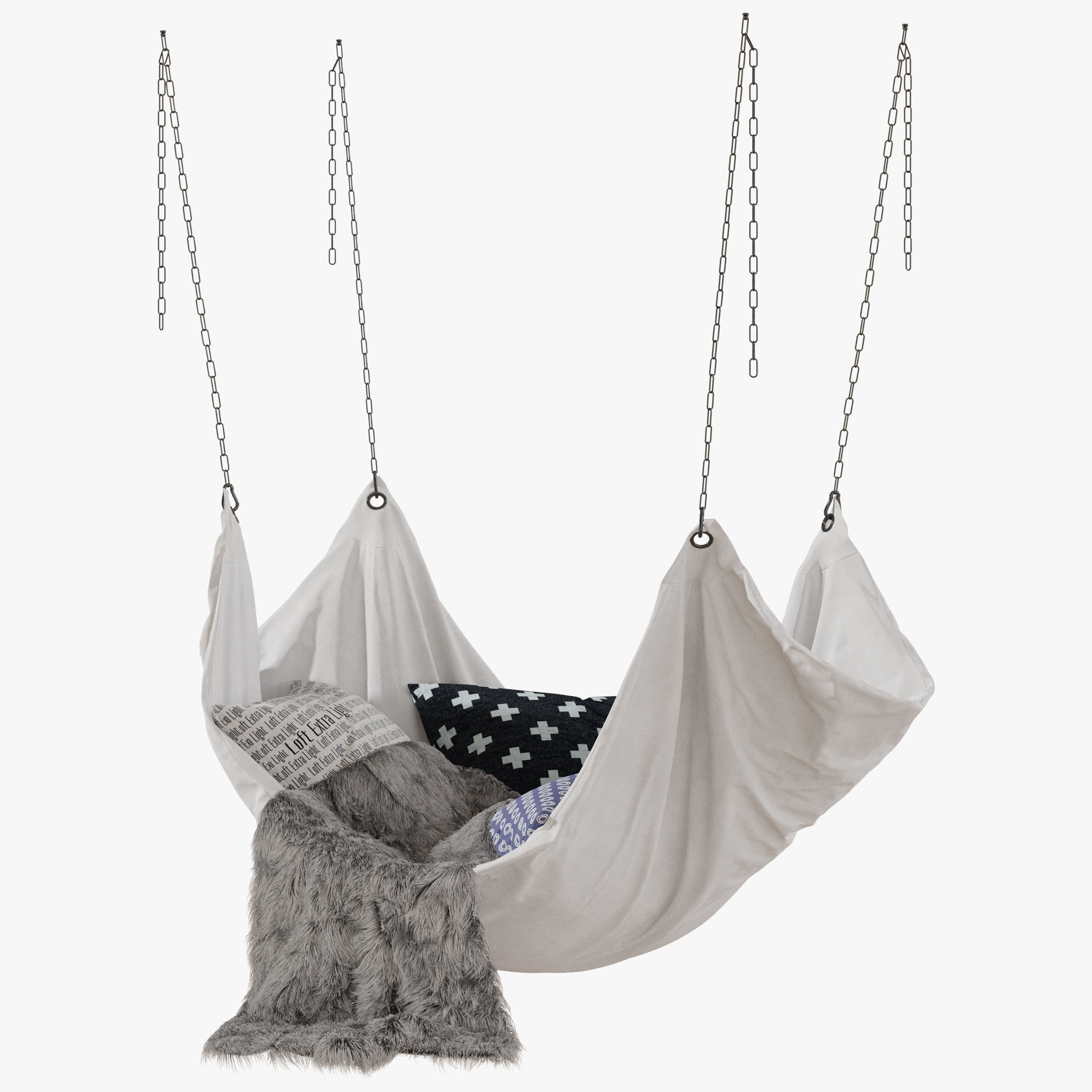 Hanging Chair Loft 3D model | CGTrader