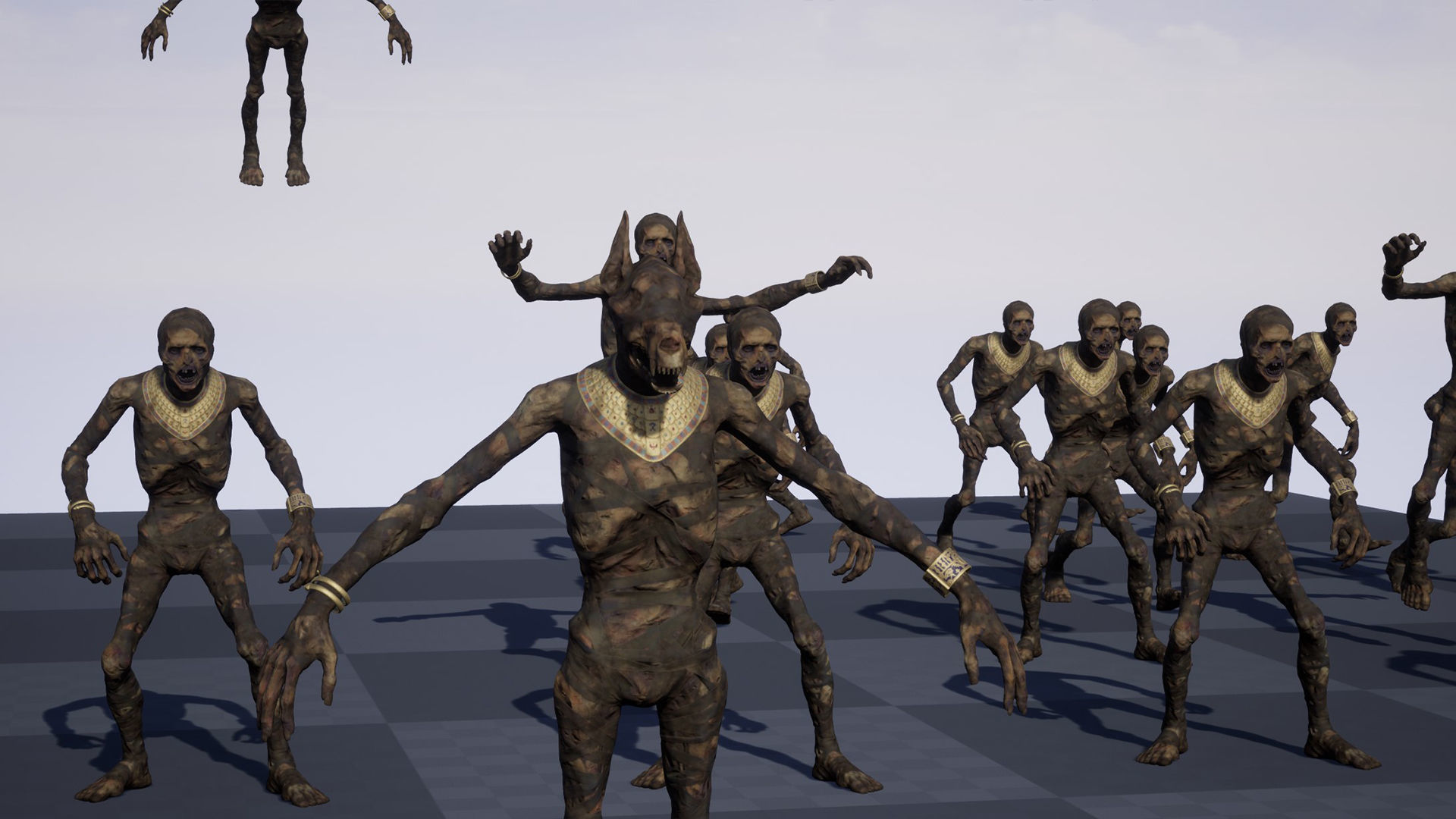 3D model Mummy Set VR / AR / low-poly | CGTrader