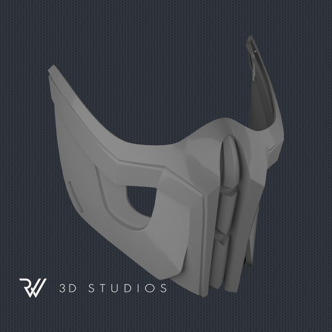 MK11 Sub-Zero Mask V9 - STL File 3D model 3D printable | CGTrader