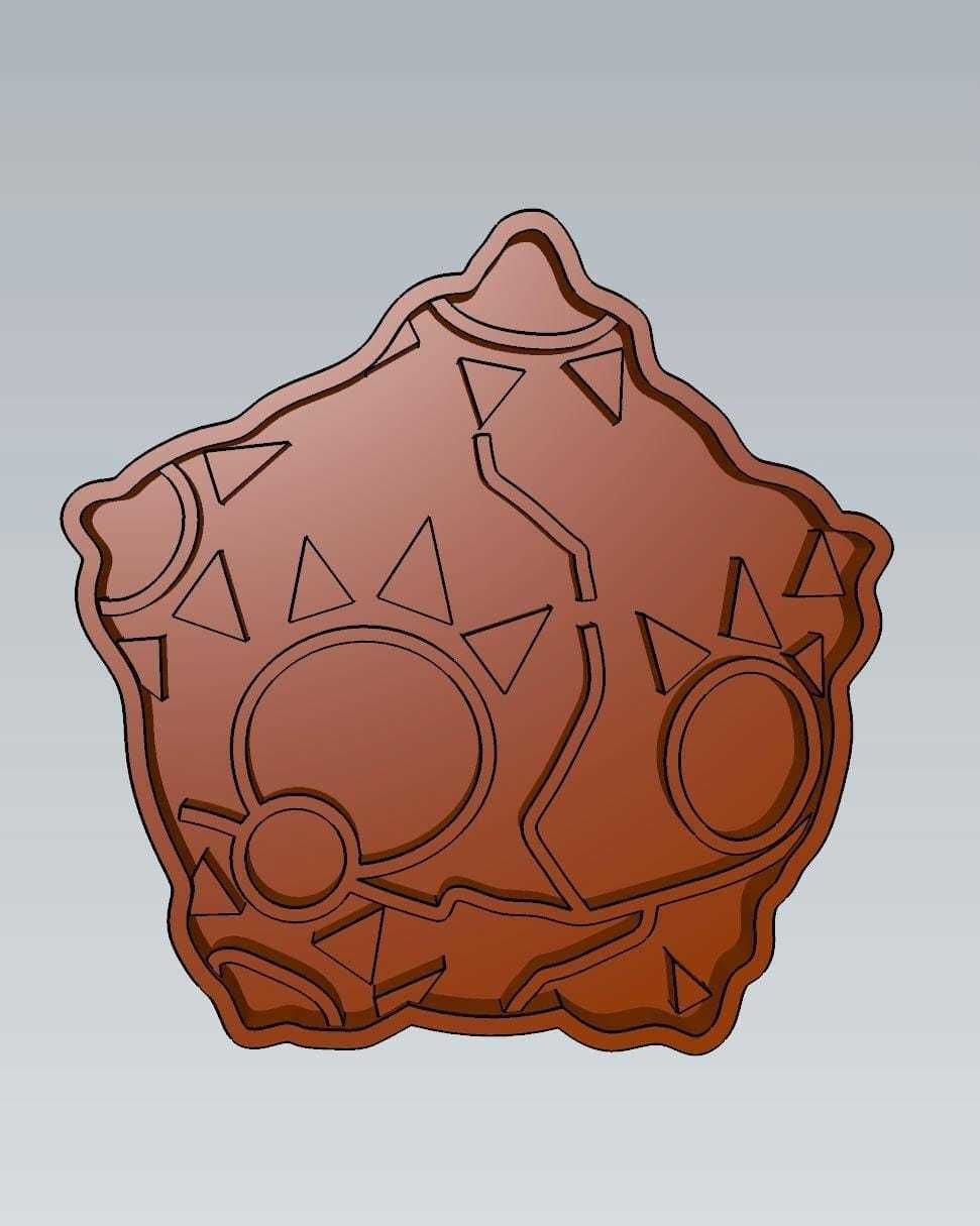 Pokemon Minior Cookie Cutter Stamp Cake Decorating 3D model animated | CGTrader