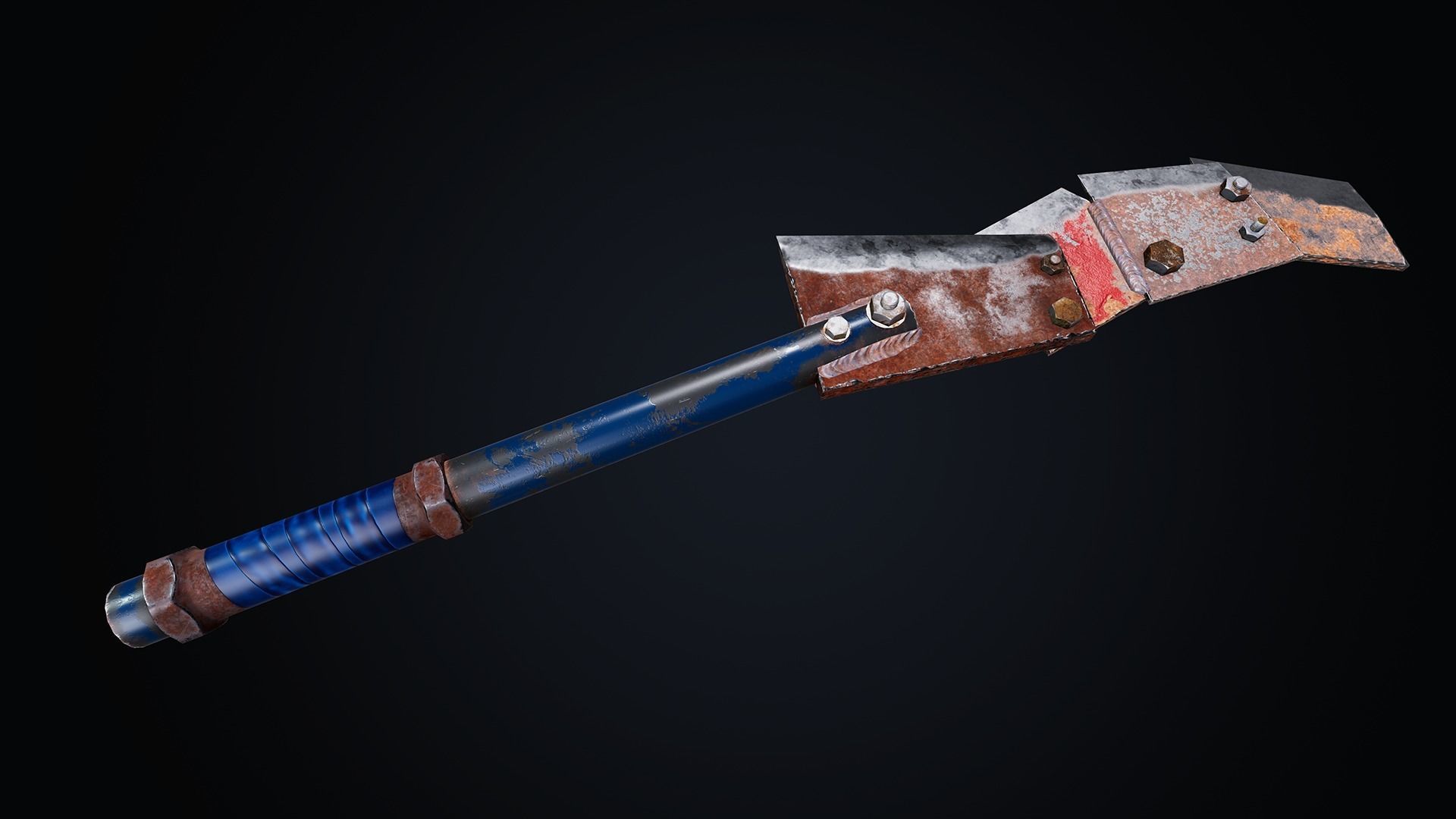 3D model Post Apocalyptic Sword VR / AR / low-poly | CGTrader