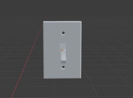 Light Switch free VR / AR / low-poly 3D model | CGTrader